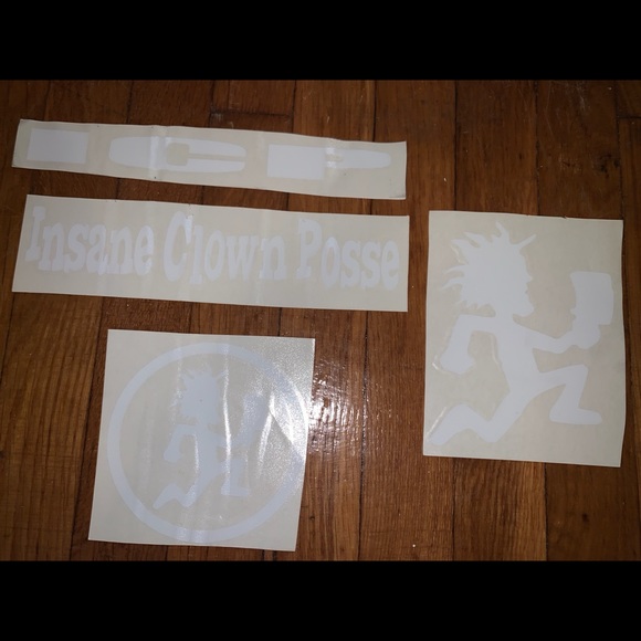 Other | Icp Insane Clown Posse Decals Stickers White Hatchet Psychopath ...